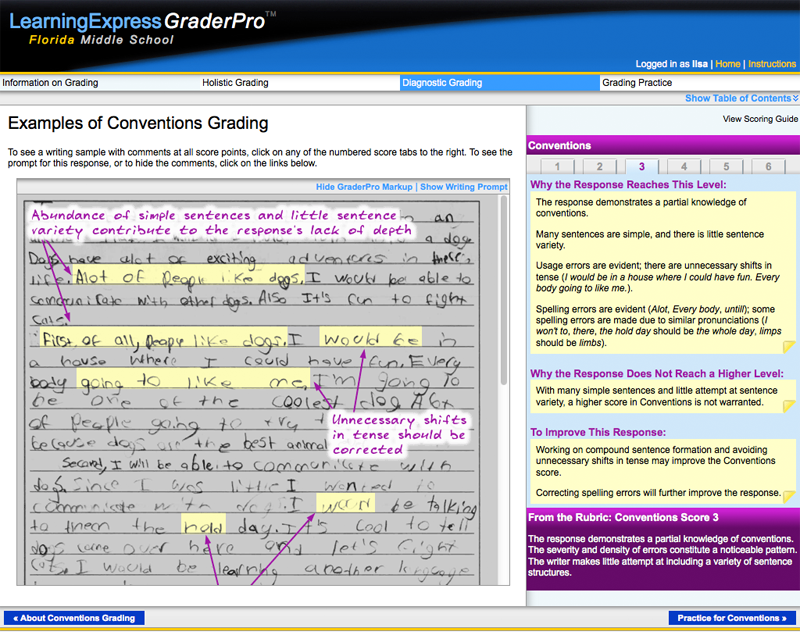 Pat Hamm - Web Design - LearningExpress GraderPro